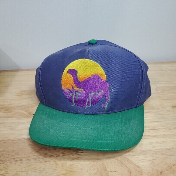 Camel | Accessories | Vintage Camel Brand Logo Hat Snapback | Poshmark